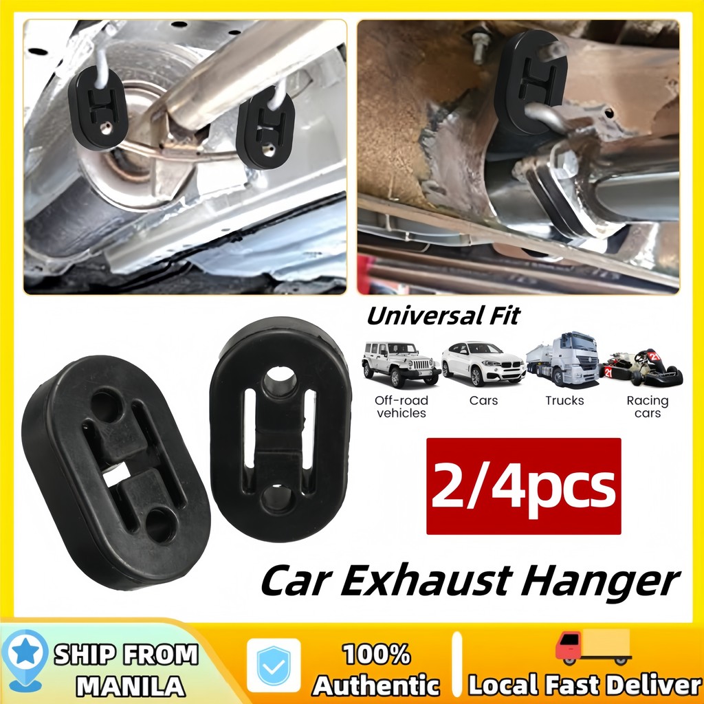 2/4pcs Car Rubber Exhaust Hanger/Universal Muffler Insulator Bracket ...