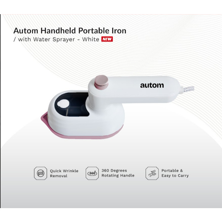 Kimstore Autom Handheld Portable Iron With Water Sprayer | Shopee ...