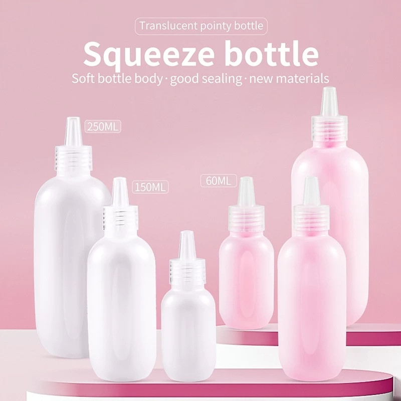 60/150/250ml Empty Dropper Bottle Plastic Nozzle Dropper Cap Portable ...