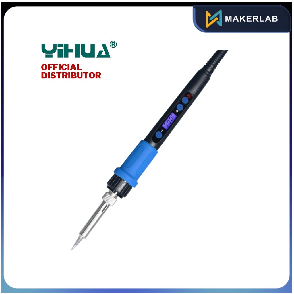 YIHUA 928D-I 100W Digital Electric Soldering Iron Kit Temperature Adjustable with S-Type Iron ...