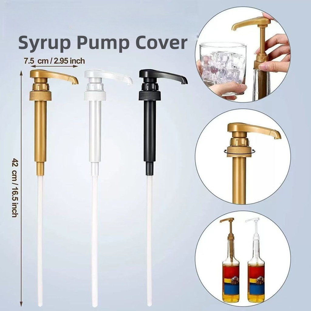 3pc/5pc Free Pump Cover Plastic Syrup Pump For Easy Starbucks Maulin ...