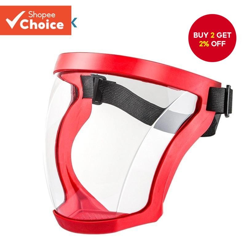 High-Transparent Full Face Protective Mask – Breathable, Anti-Fog, Dust ...