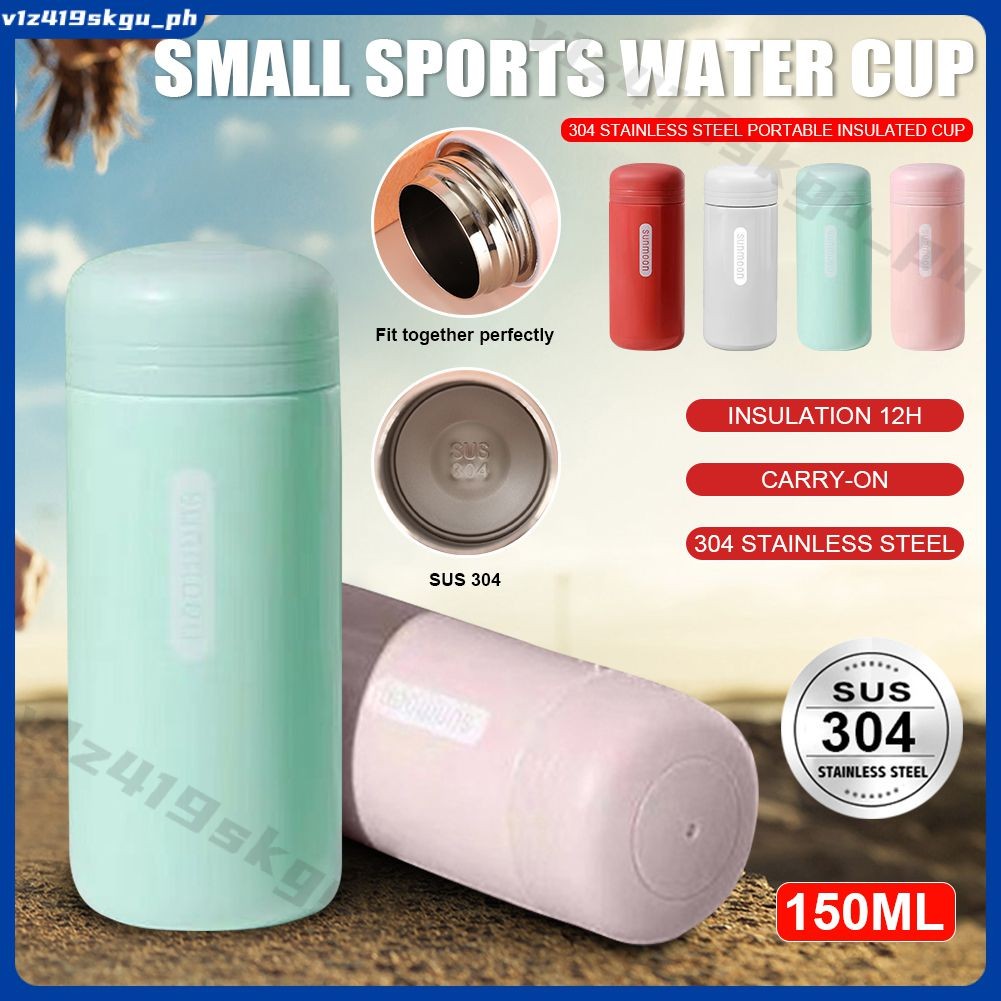 304Stainless Steel Mini Thermos Cup 150ml Portable Outdoors Vacuum ...