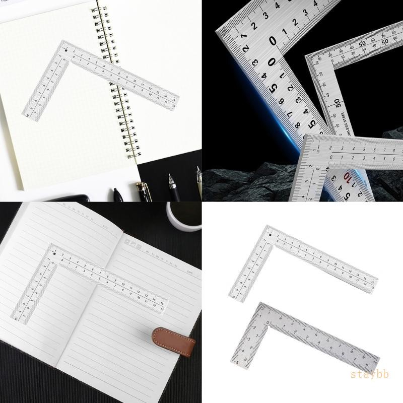 stay Metal Framing Square Stainless Steel Square Ruler 90 Degree L ...