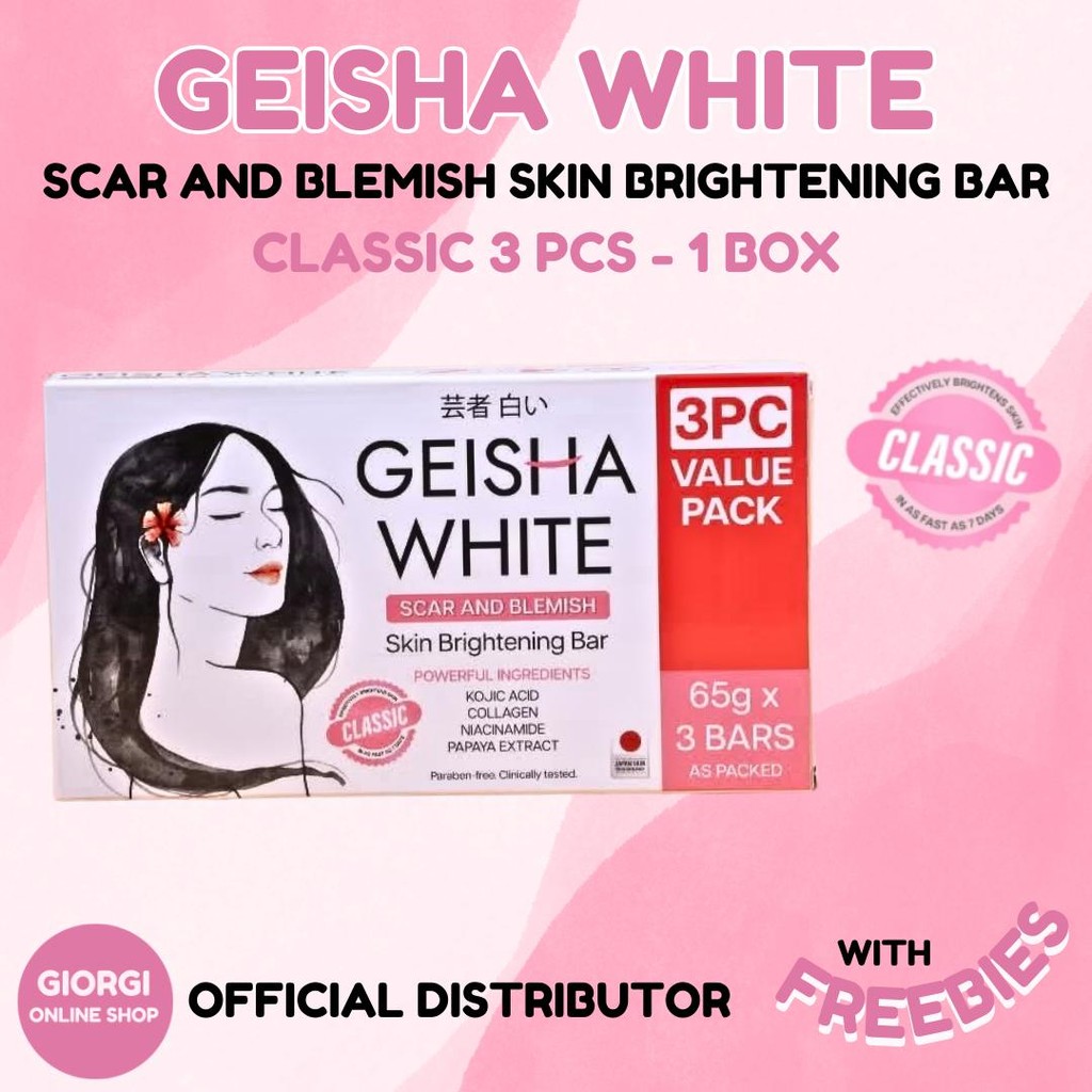 GEISHA WHITE Soap | Classic | 3 pc Value pack | Shopee Philippines