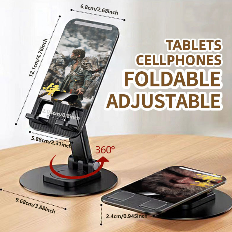 Dark Deified Goku Foldable Metal Mobile Stand 360 Degree Rotatable for ...