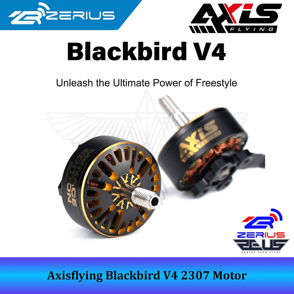 AxisFlying BlackBird V4 2307 Motor, Brushless Top Quality FPV Freestyle ...