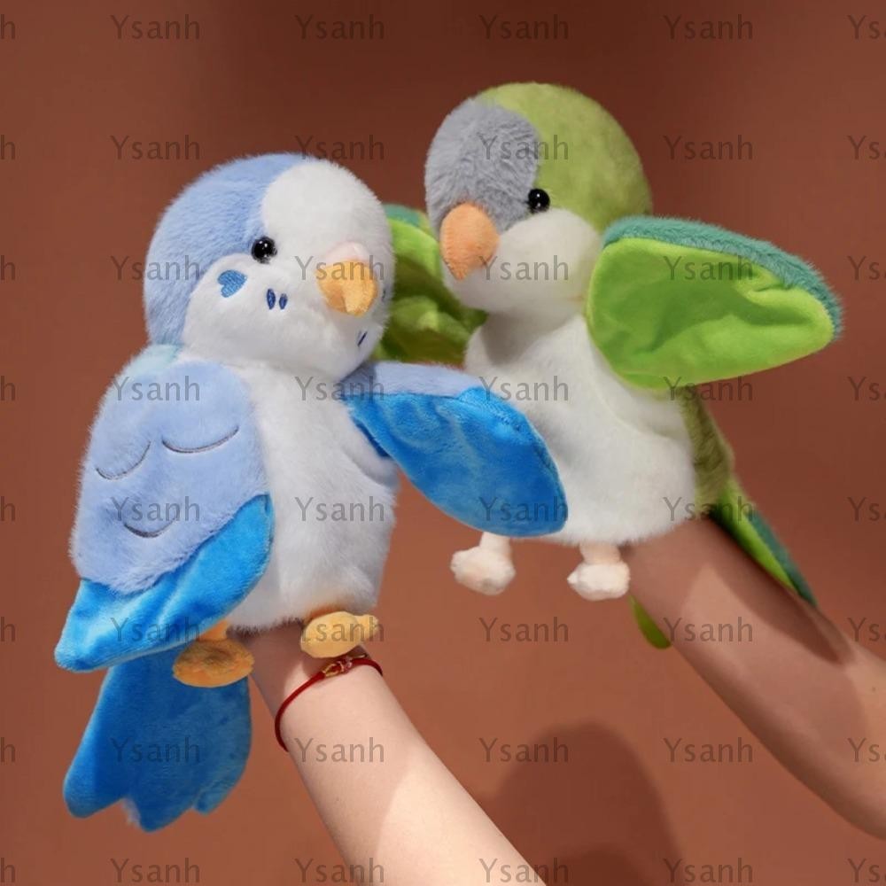 YSANH Plush Hand Puppet, Cockatiel Bird Cosplay Plush Doll, Soft 20cm ...