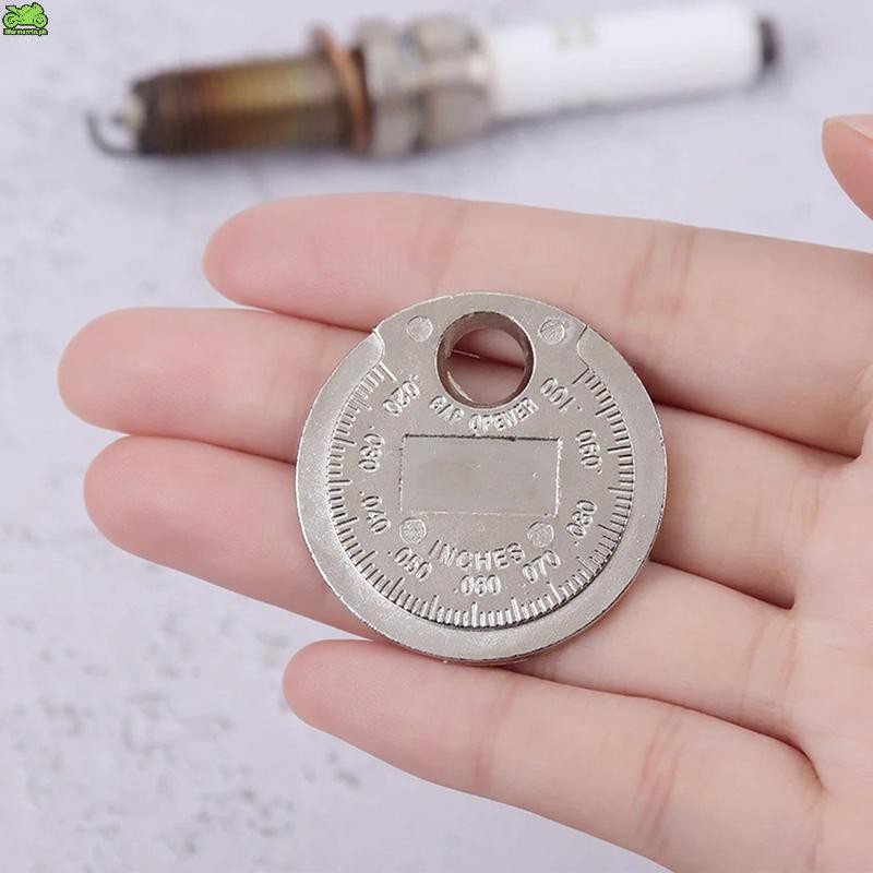 ir 1PC 0.6-2.4mm Range Coin-Type Spark Plug Gage Gap Tool Feeler Spark ...