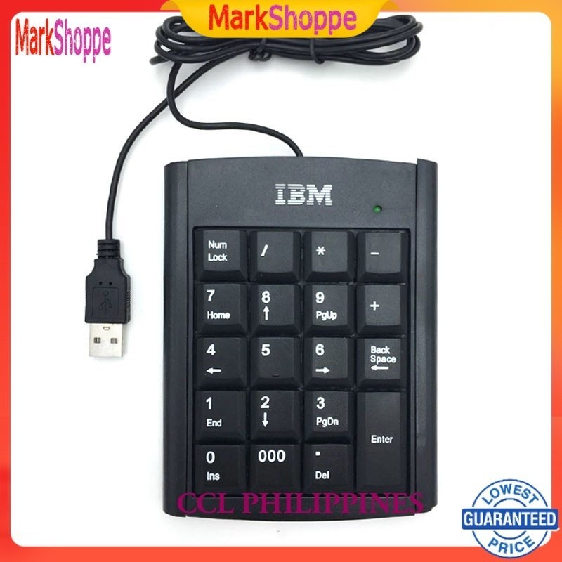 Universal IBM Mini USB Numeric Keypad Number Keyboard for Laptop Computer Notebook PC | Shopee ...