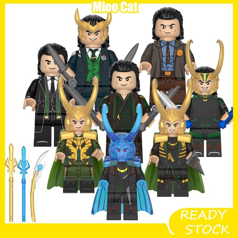 Marvel Superhero Loki Minifigures Building Blocks Assembly Collectible ...