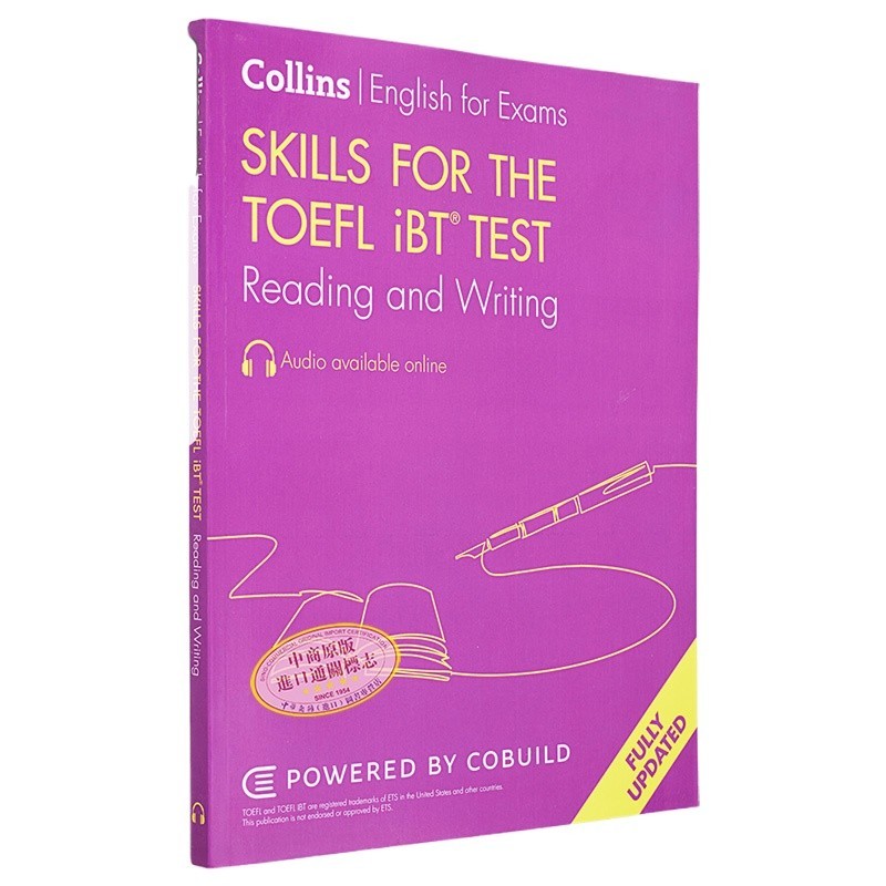2023 New Edition Collins New TOEFL Test Guide Reading and Writing TOEFL ...