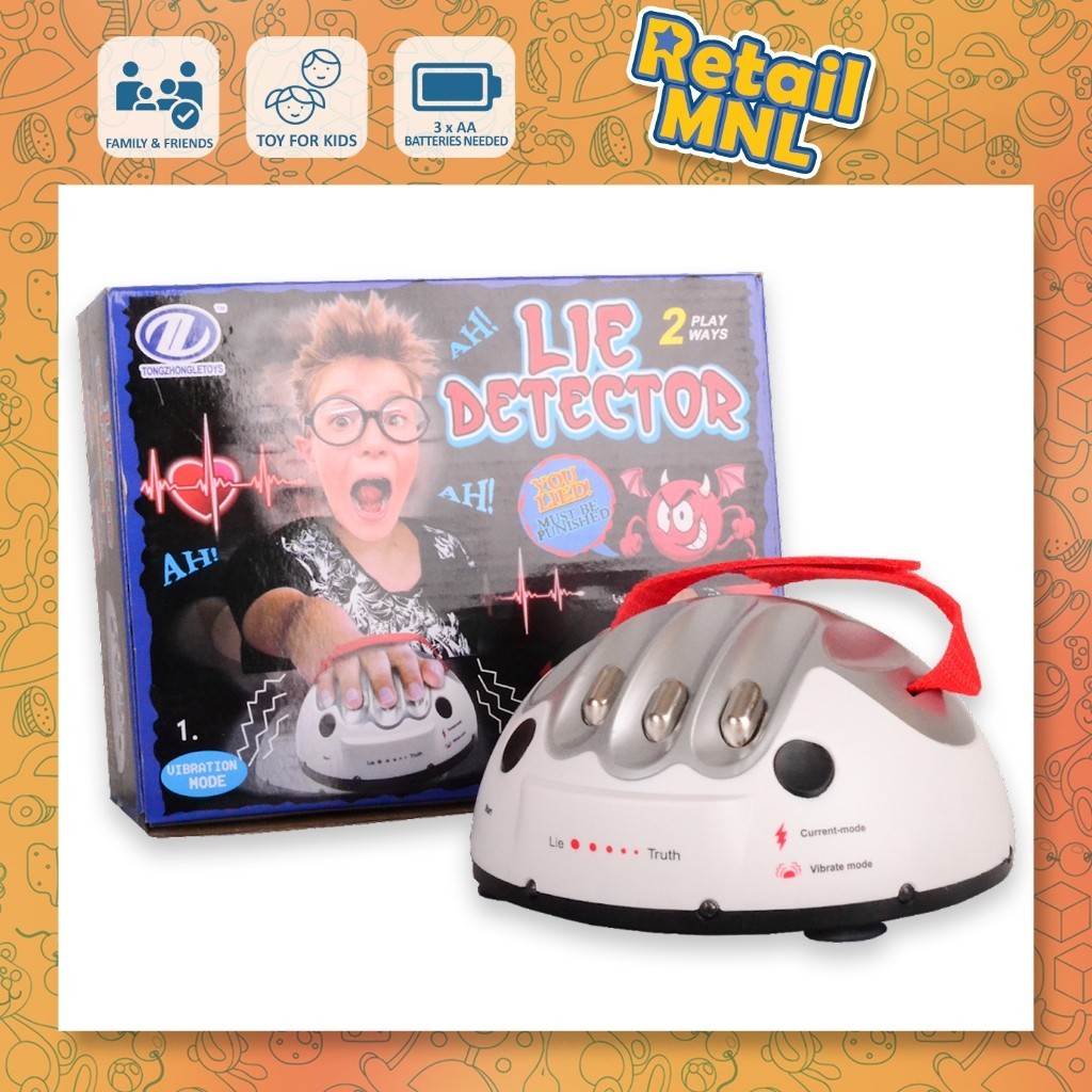 Retailmnl Lie Detector Electric Shock Party Games Kids Toys | Shopee ...