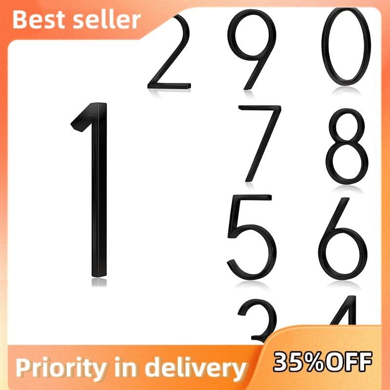 Stainless Steel Floating House Numbers, Metal House Numbers for Outside ...