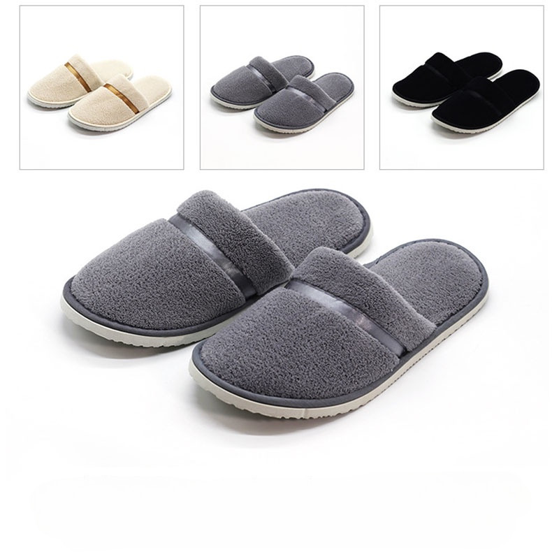 4 Color Bedroom Slippers Indoor Slippers Hotel Inside Slipper House ...