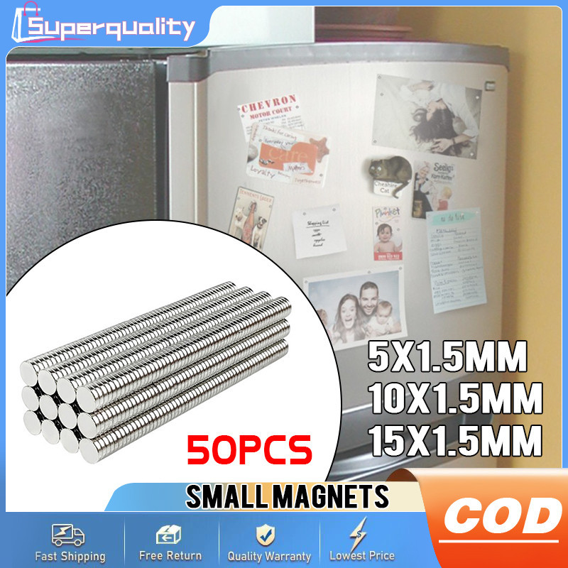 50pcs N35 Small Magnets/Strong Round Disc Neodymium Magnets/Button ...