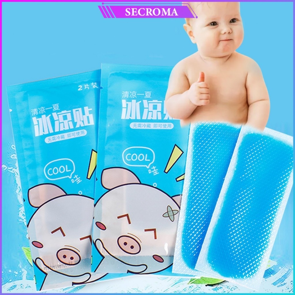20Pcs/set Baby Physical Cooling Ice Cool Fever Pads Odorless Cool Fever ...