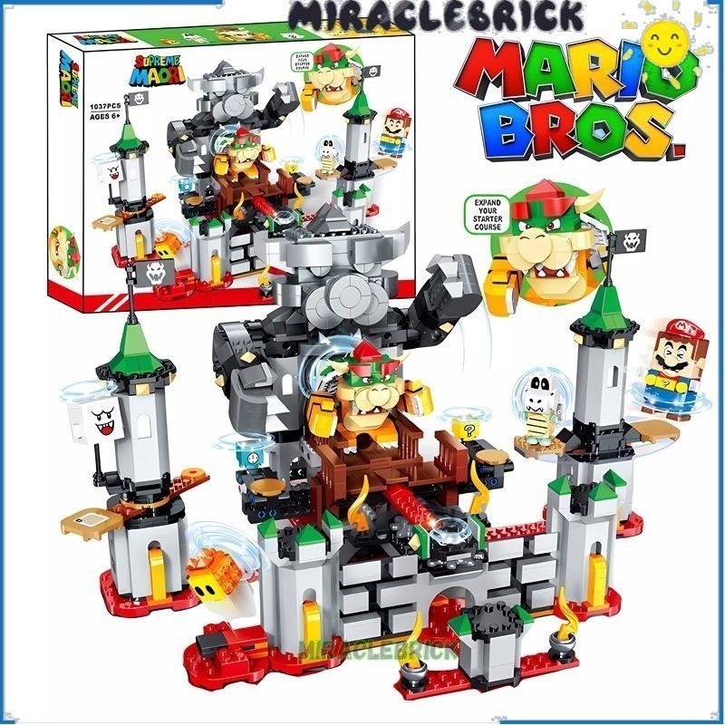 Super Mario Bowser's Castle Bowser Boss Battle 71369 Puzzle Assembling ...