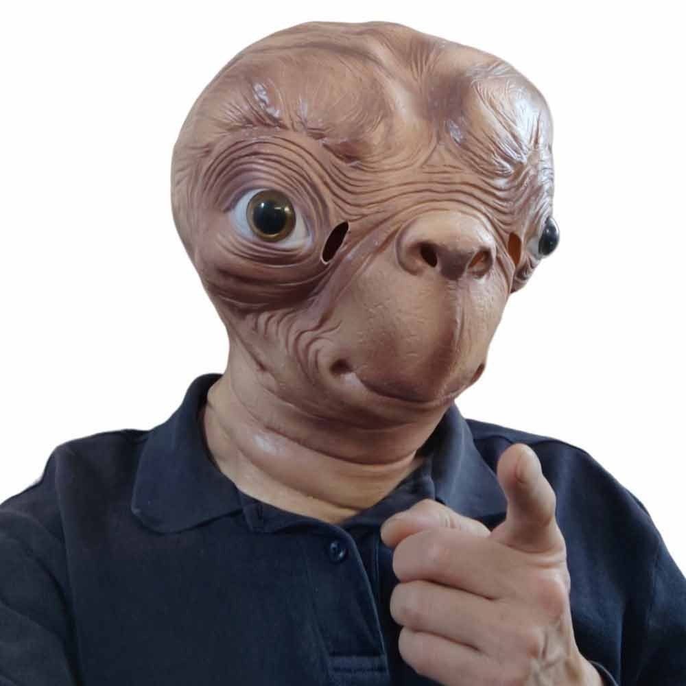ET alien mask latex Costume Fancy Dress outfit party cosplay unisex ...