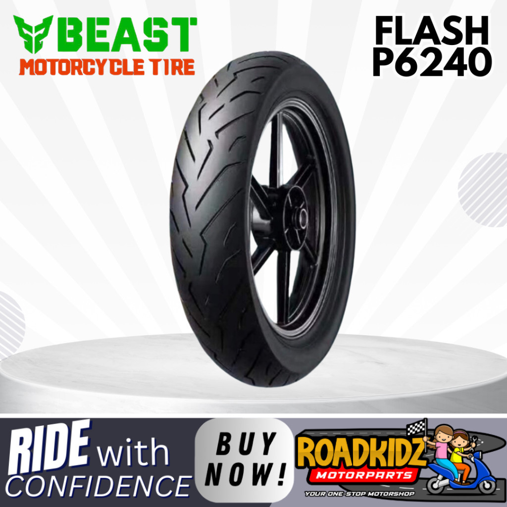 BEAST TIRE FLASH TUBELESS 12s 13s 14s 17s | Shopee Philippines