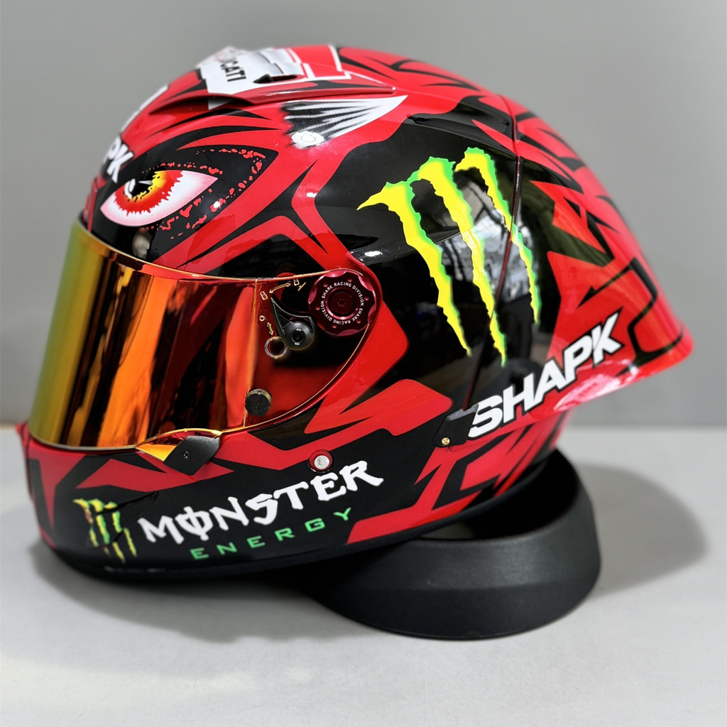 SHAPK Red Shark Full Face Helmet SHAPK Ghost Claw Full Face Motorcycle ...