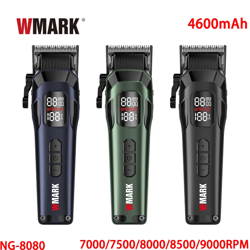 WMARK NG-8080 Professional Hair Clipper 9000RPM Four-speed Adjustment ...