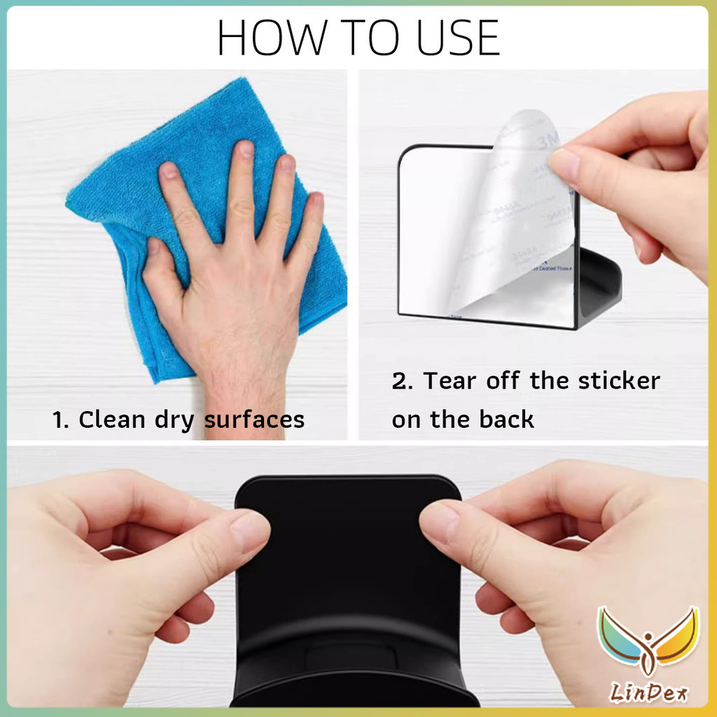 LD Headphone Holder Stand Desk Computer PC Monitor Sticky Earphone ...