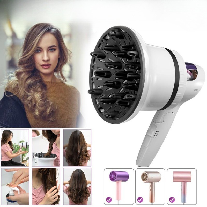 1PCS Hair Dryer Diffuser Universal Hair Dryer Diffuser For Styling Hair ...