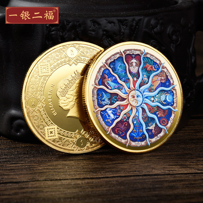 Twelve Constellations, Medals, Twelve Houses, Sun God, Moon, Smiley ...