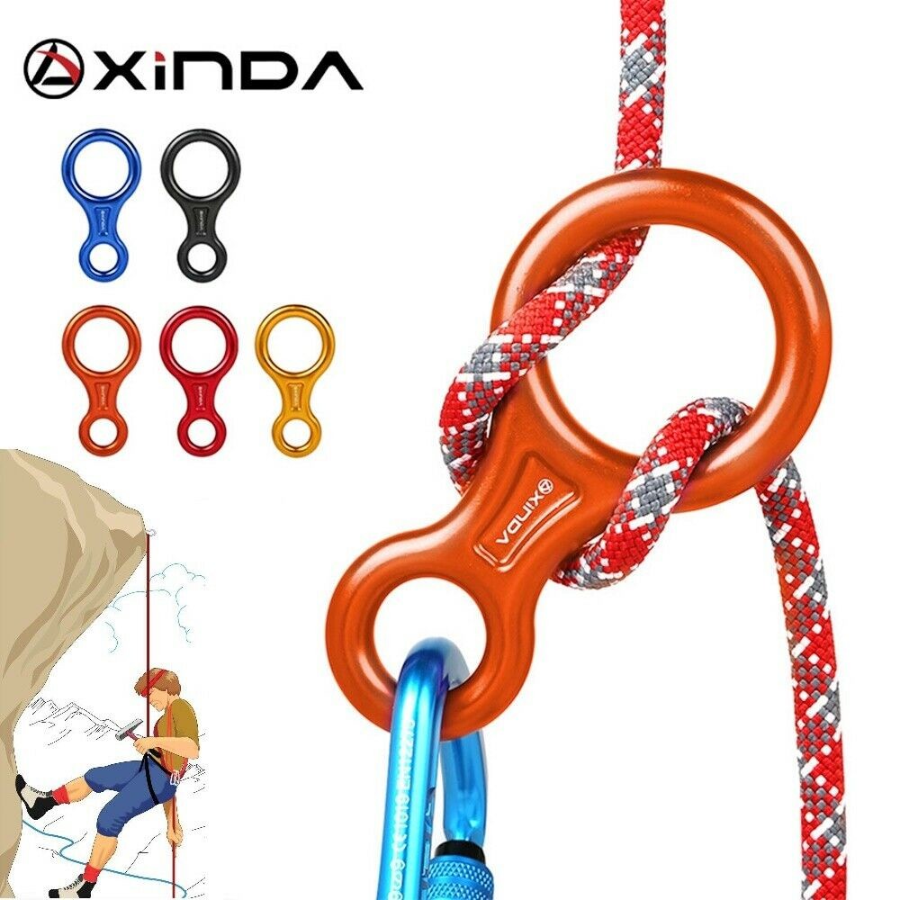 Figure 8 Rappelling 35KN Rock Climbing 8-Shaped Eight-Ring Rappelling ...