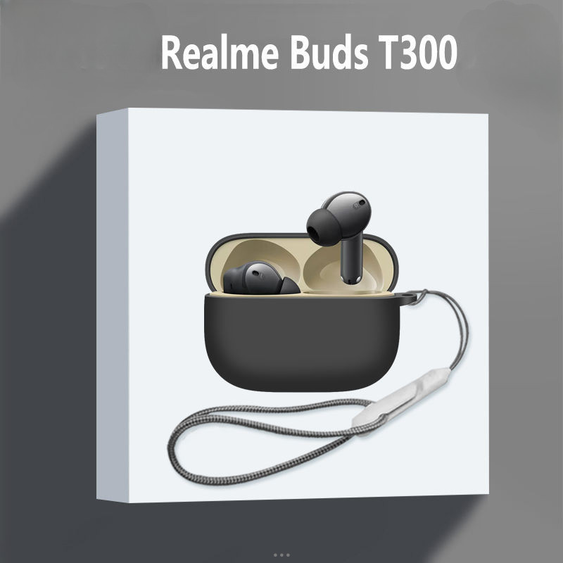Earbuds Protective Cover for Realme Buds T310/T300, Liquid Silicone ...