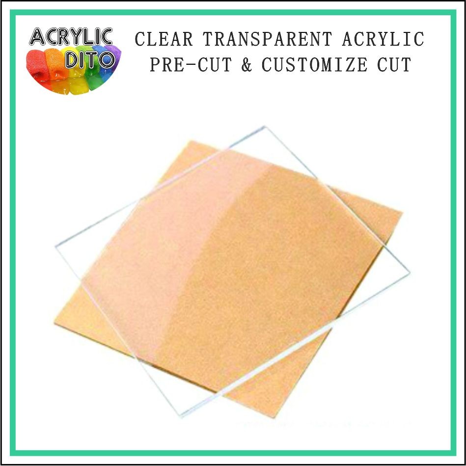 Clear Transparent Acrylic Sheet Pre Cut & Customized Size Plastic Glass ...