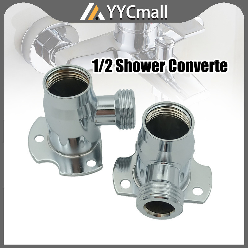 304 Stainless Steel Shower Arm Extension Base Shower Wall Mount ...