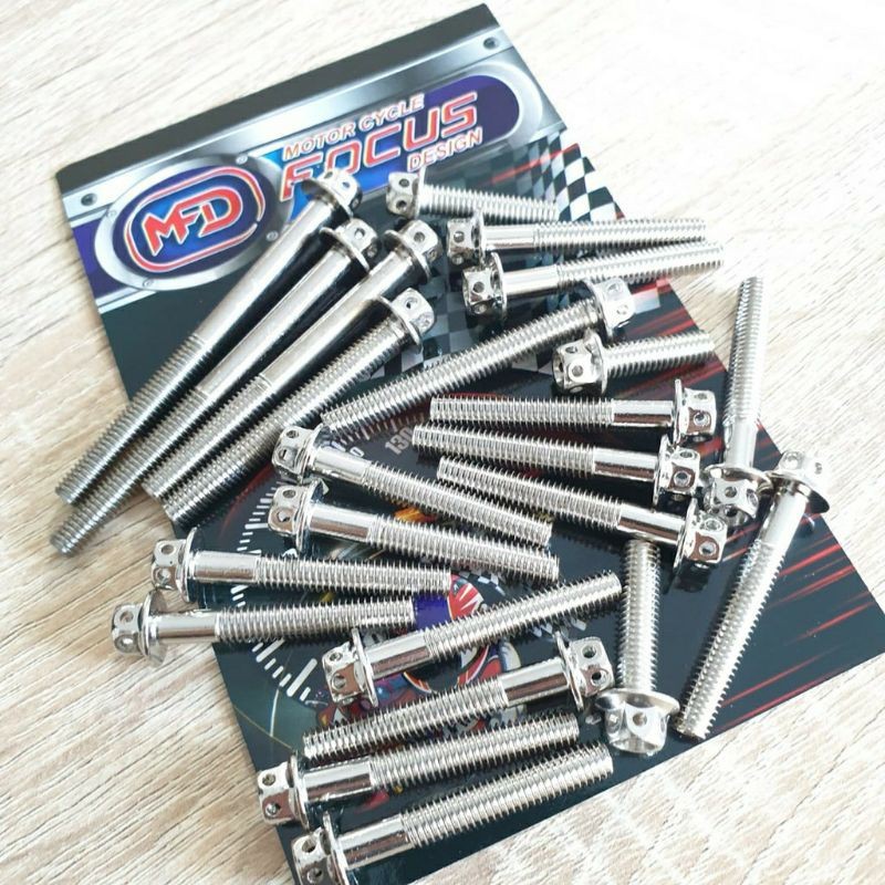 MESIN Probolt BOLT TIGER CB GL MEGAPRO ENGINE BLOCK BOLTS SET LEFT ...