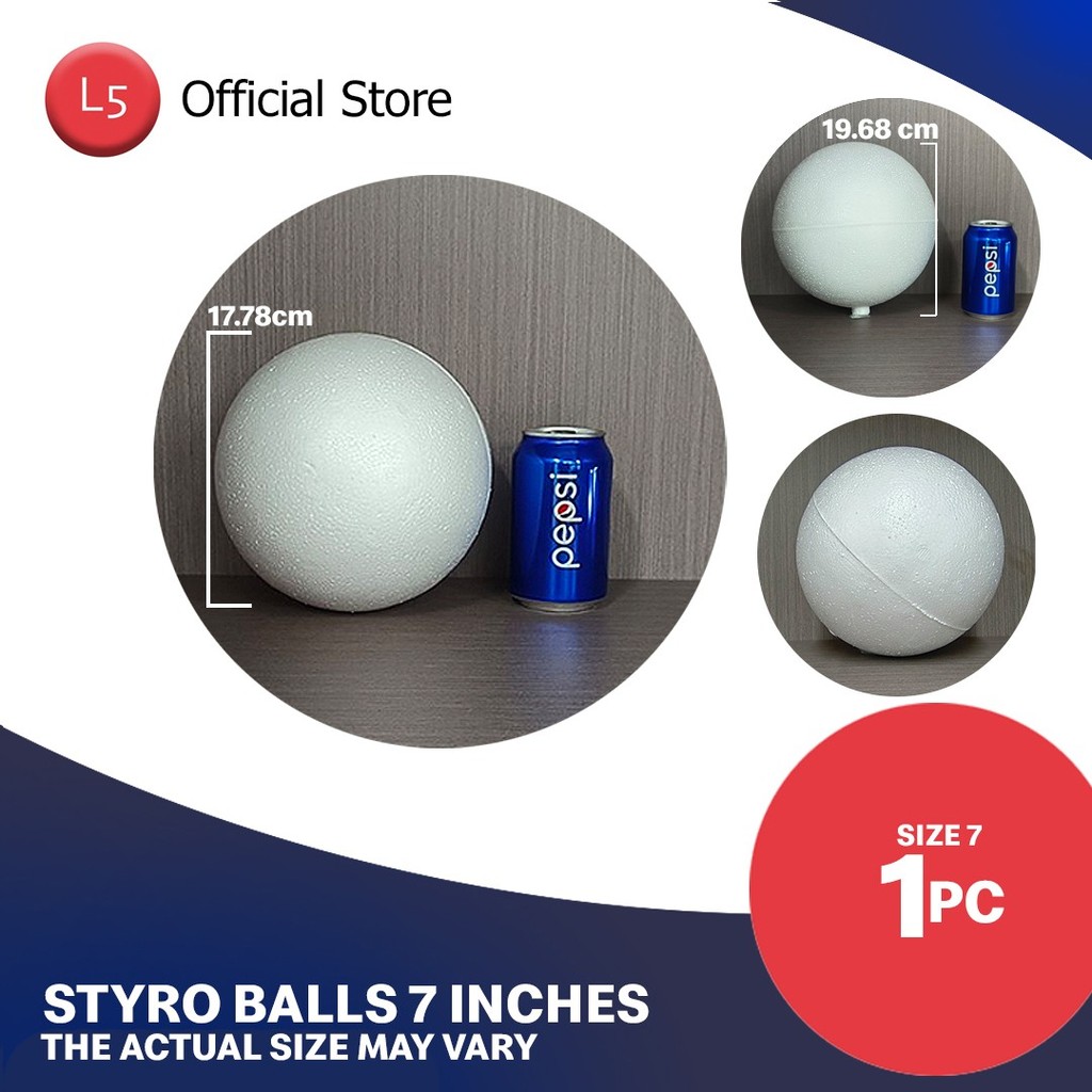 Styro Ball 7 inches (1pc) | Shopee Philippines