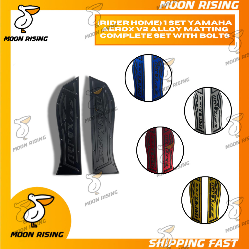 (RIDER HOME) 1 set Yamaha Aerox v2 Alloy Matting Complete Set with ...