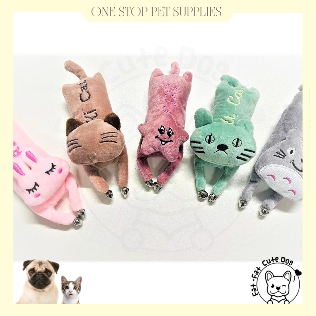 【Pet Shop】Catnip dolls cat supplies plush interactive toys cat toy ...