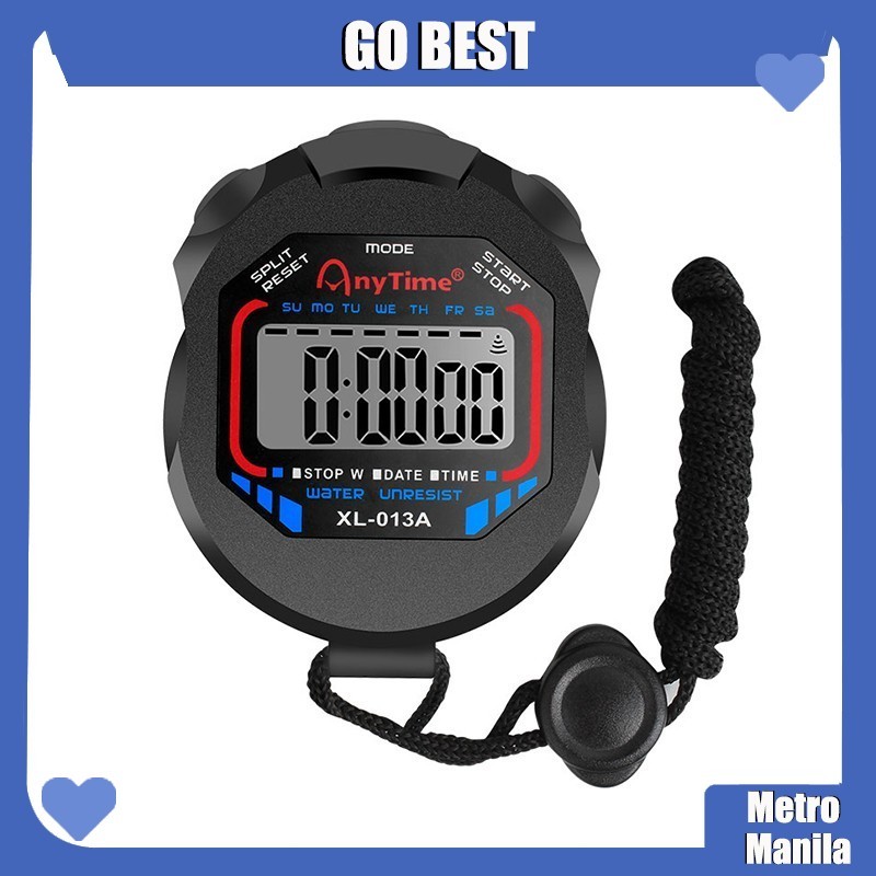 Digital Stopwatch Waterproof Timer Outdoor Sports Running Chronograph ...