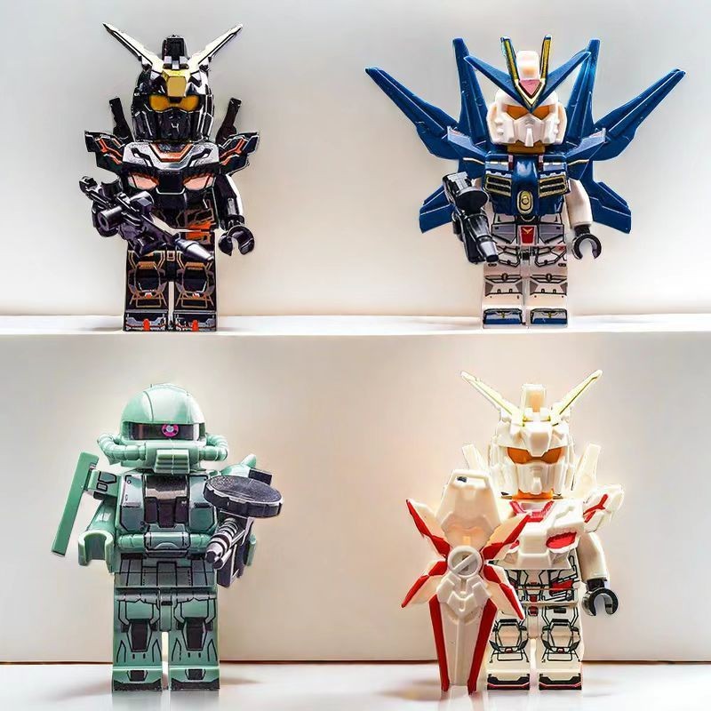 Lego Mecha Mobile Suit Minifigure Gundam Model Children Assembled ...