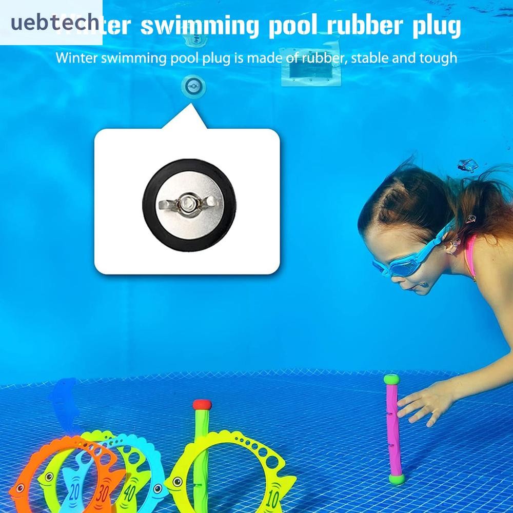 Rubber Swimming Pool Winterizing Stopper Expandable Drain Pipe Plug ...