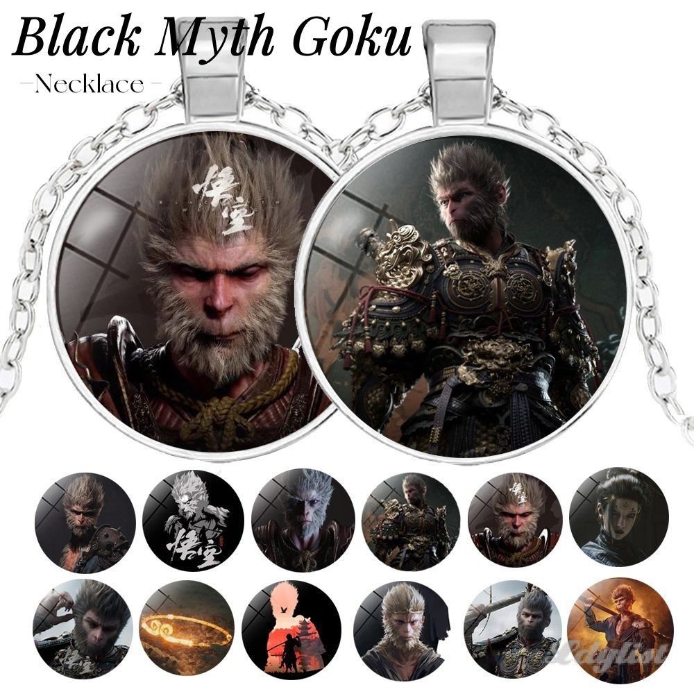 Black Myth Goku Game Necklace Time Gem Deadpool 3 Sweater Chain Pendant ...