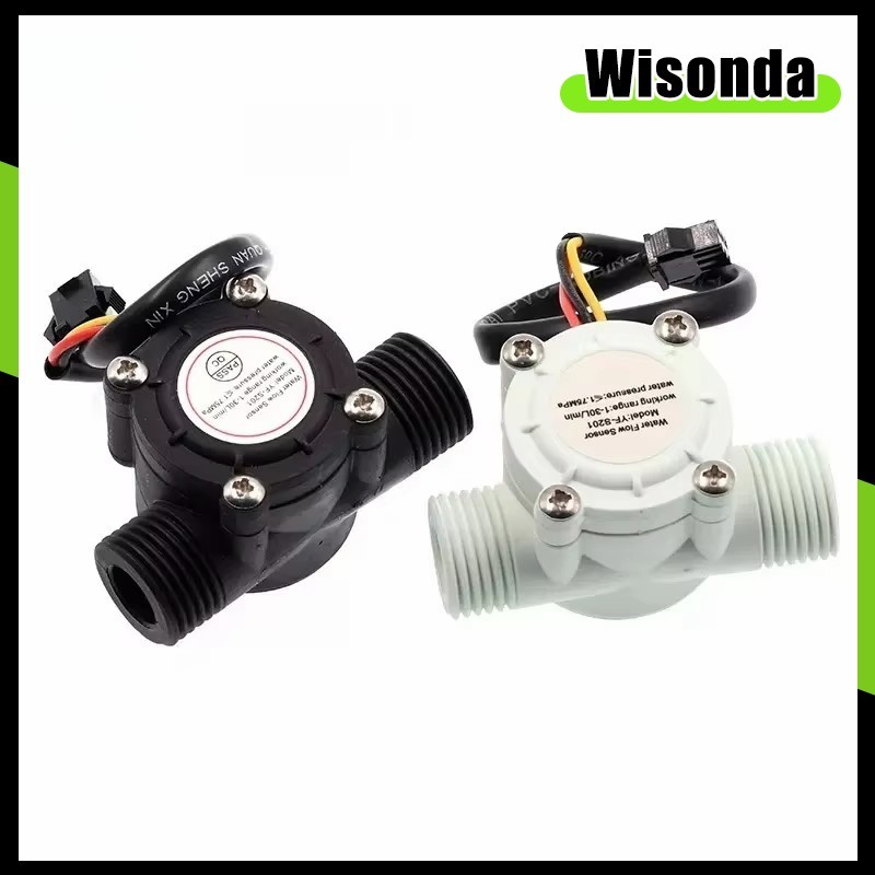 12V Water Flow Sensor DC 5-18V Flowmeter Hall Flow Sensor Water Control ...