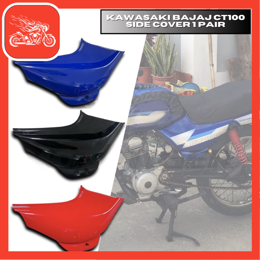 MOTORCYCLE PARTS SIDE COVER CT100/BAJAJ 1 PAIR | Shopee Philippines
