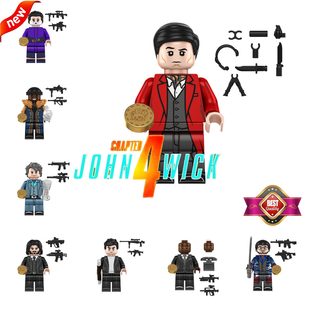 Compatible with LEGO 2024 Movie John Wick: The Trial of Winston ...