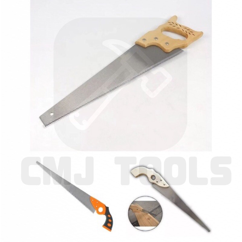 MJ Hand Saw Saw Wood Saw Plywood Kahoy Lagaring Kahoy Lagare16”18”20 ...