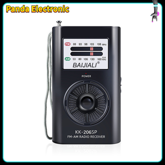 panda Portable Radio AM FM Battery Operated Radio With Speaker Long ...