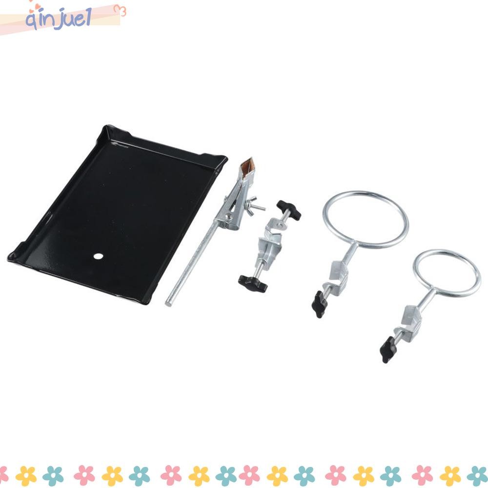 QINJUE1 Steel Lab Stand Set, Stainless Steel Rod 16" L Laboratory ...