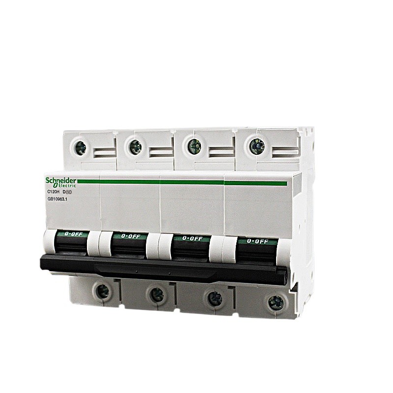 Schneider circuit breaker air switch C120H 2P 3P 4P D type 80A100A125A ...