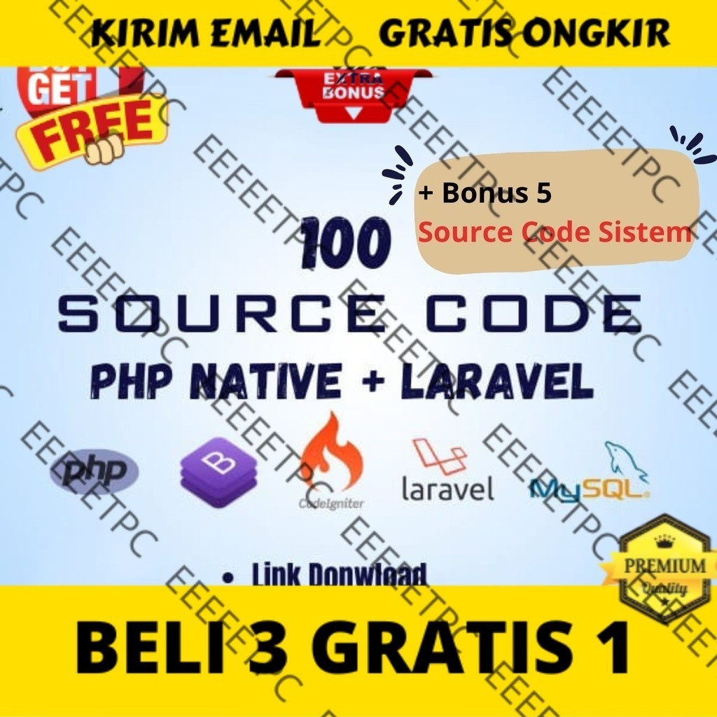 100 Source Code Php Native Information System Program And Web Based