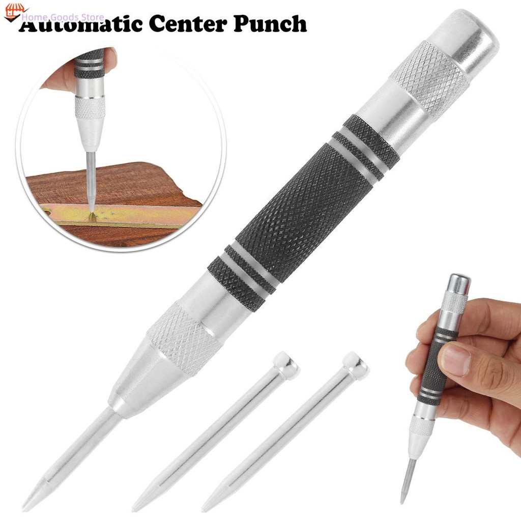 Automatic Center Punch 5 Inch Adjustable Spring Loaded Positioning Punch Window Breaker Hand ...